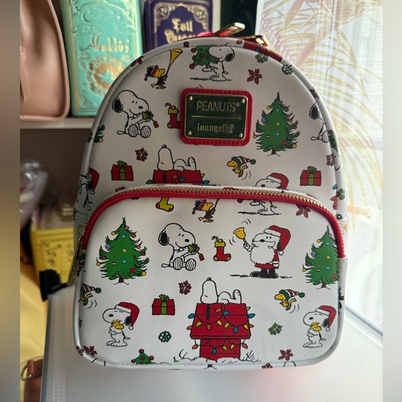 Loungefly | Bags | Loungefly Snoopy Christmas Mini Backpack | Poshmark